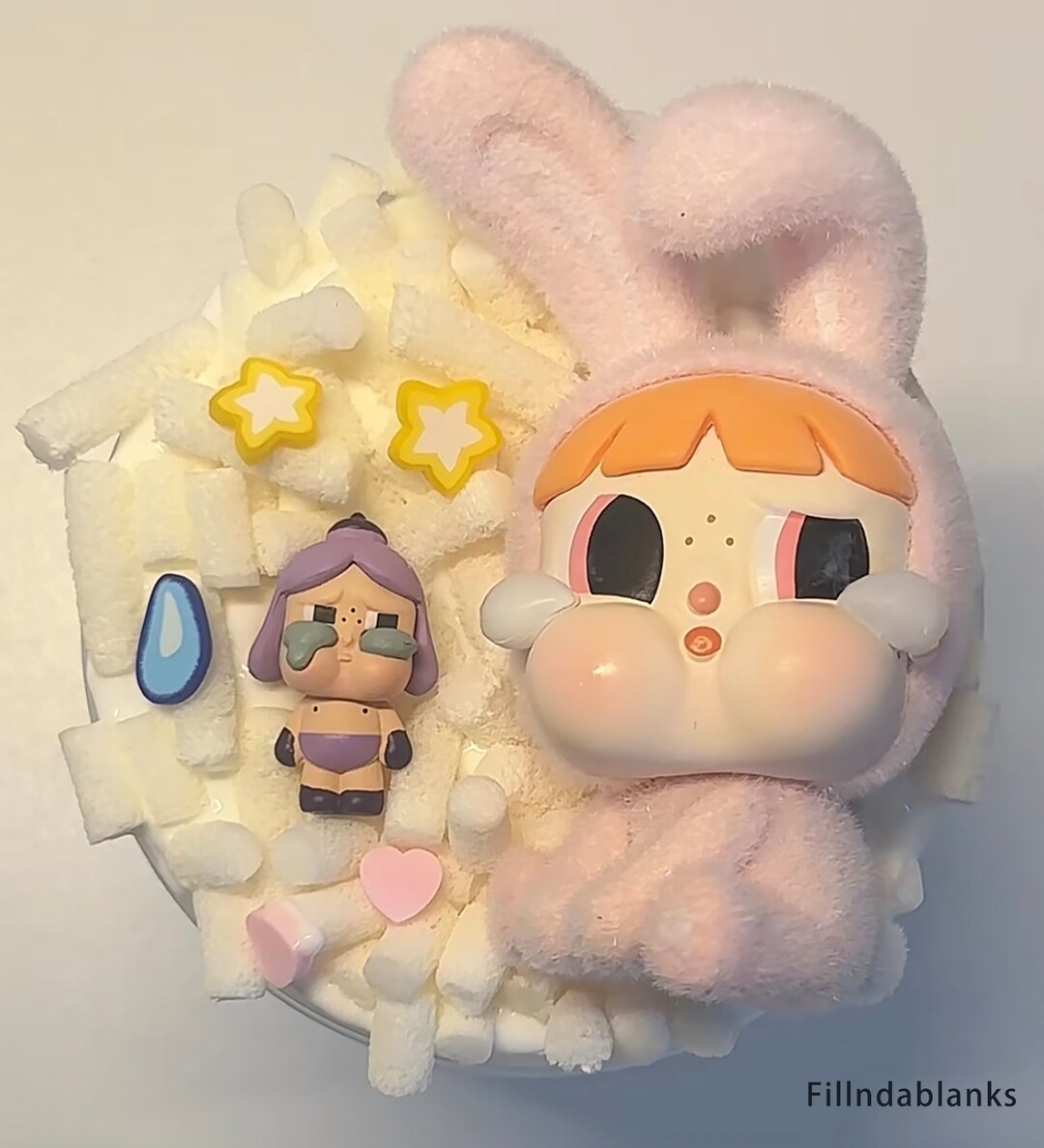 Crying Baby Slime, White Slime, Clay Slime, Stress Relief Slime, Fluffy ...