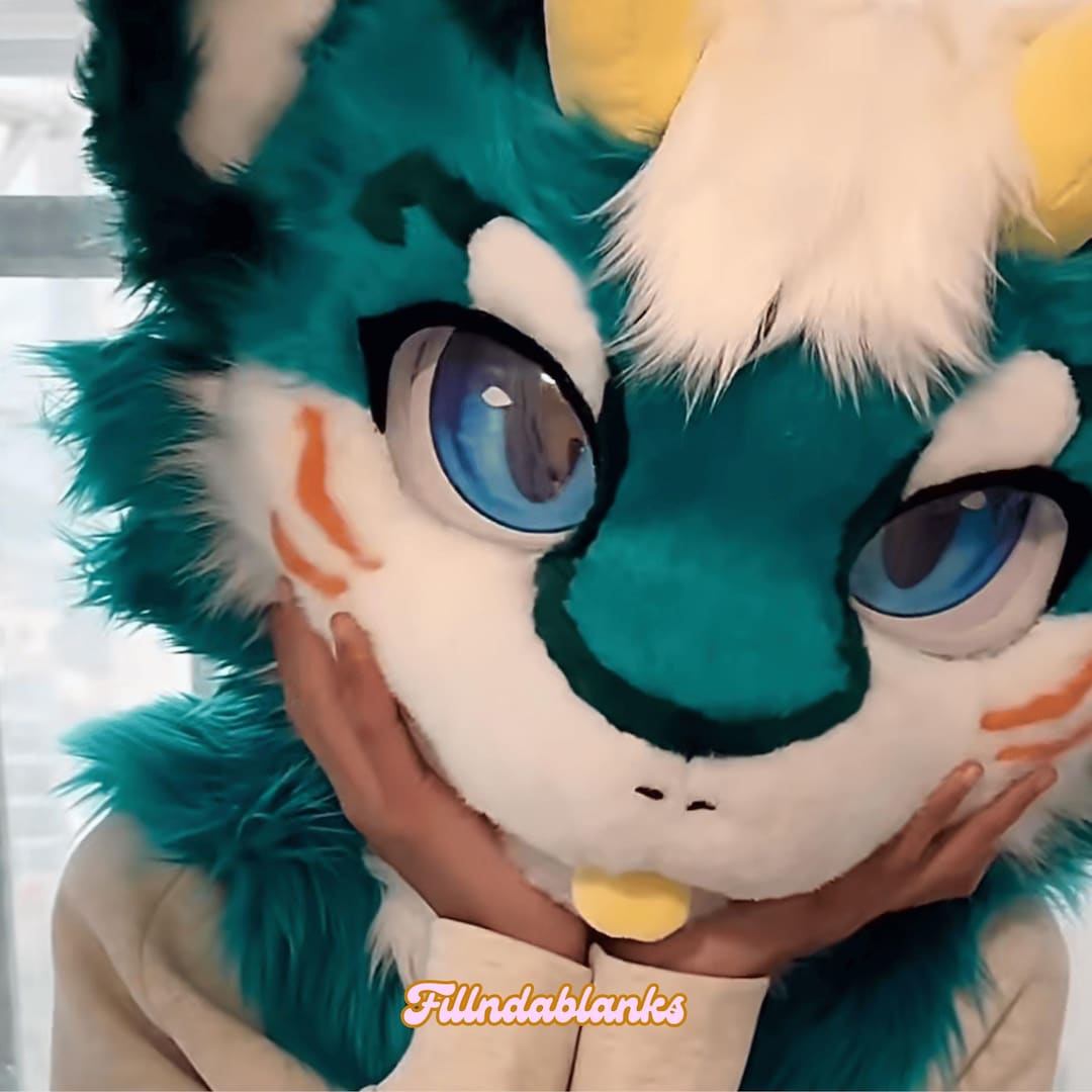 Emerald Sea Dragon Fursuit Head, Custom Fursuit Head, Kenomo Theme ...