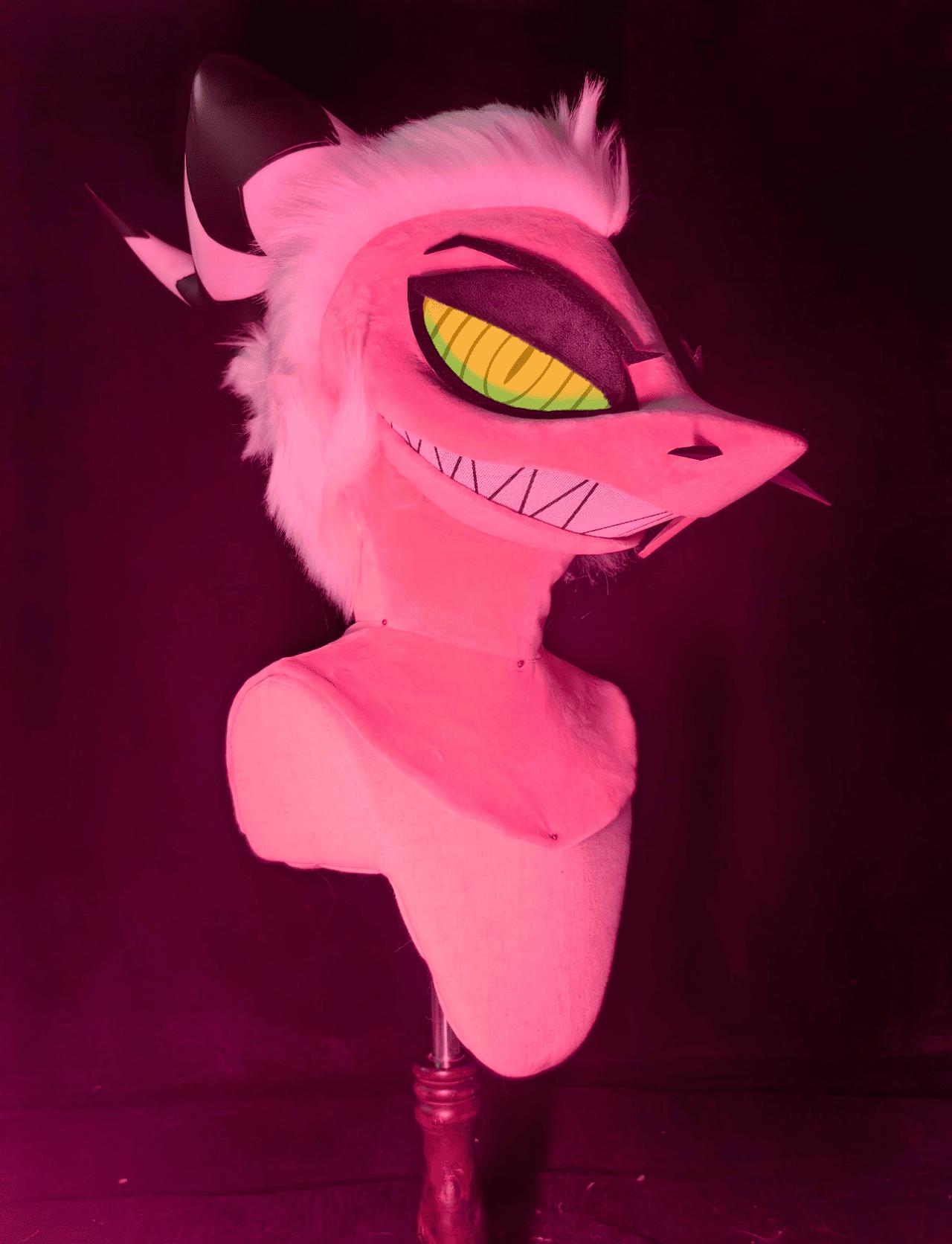 Hazbin Hotel Striker, Kenomo Theme Party, Fursuit Mask, Fantasy ...