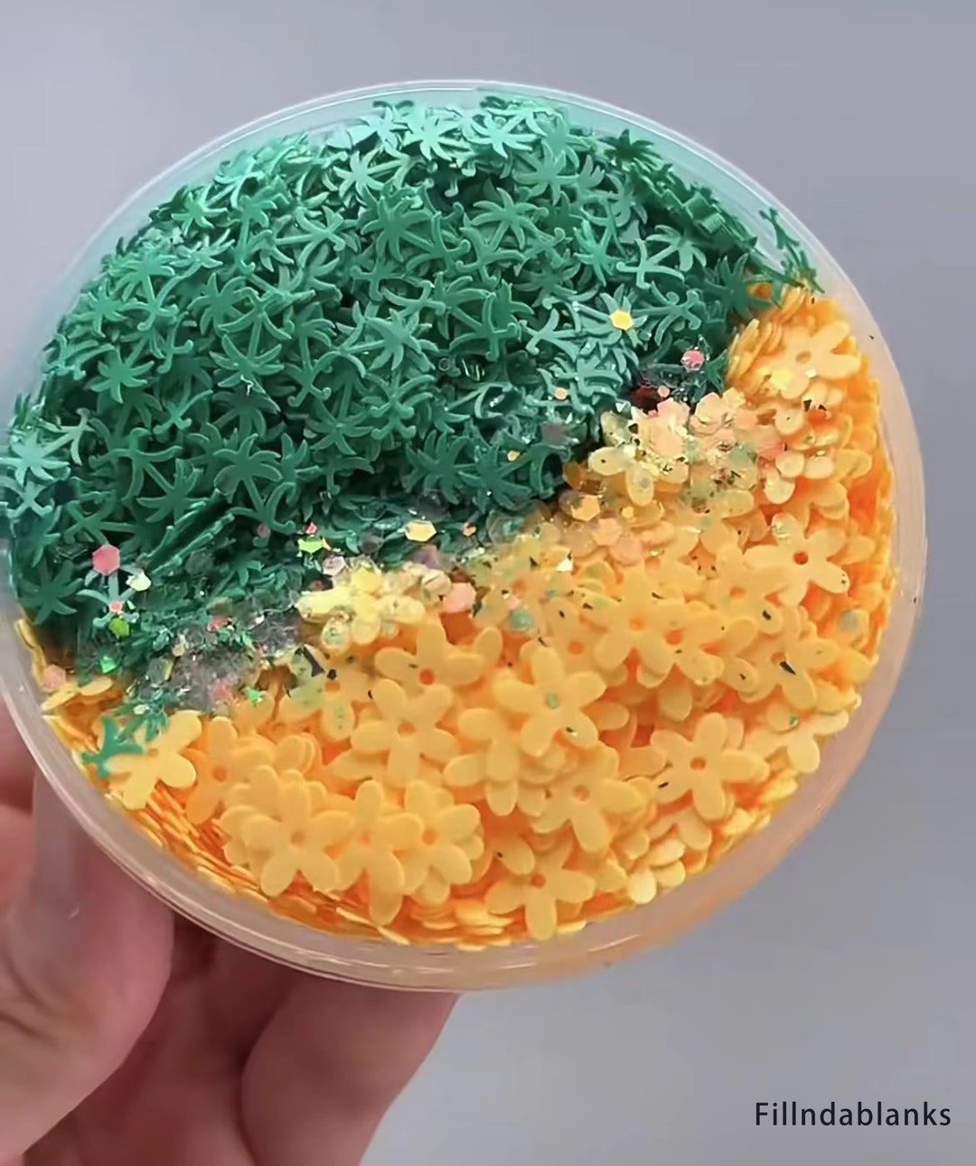 Flower Slime, White Slime, Clay Slime, Stress Relief Slime, Fluffy ...