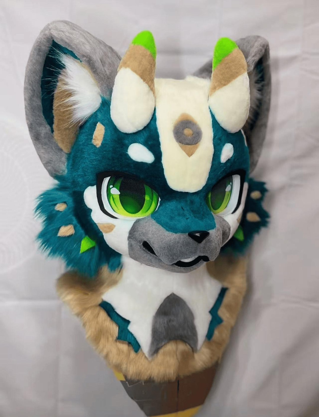 Custom Fursuit Head, Kenomo Theme Party, Fursuit Mask, Fantasy Creature ...