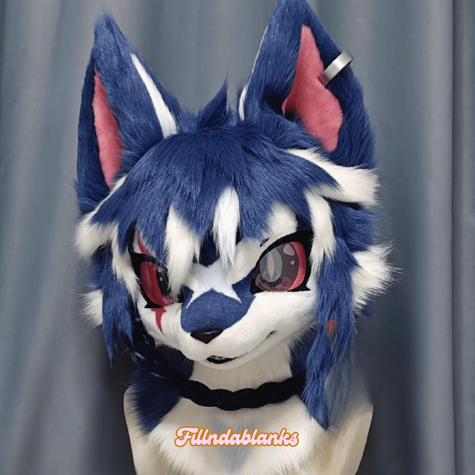 Abyss Hunter Wolf Fursuit Head, Custom Fursuit Head, Kenomo Theme Party ...