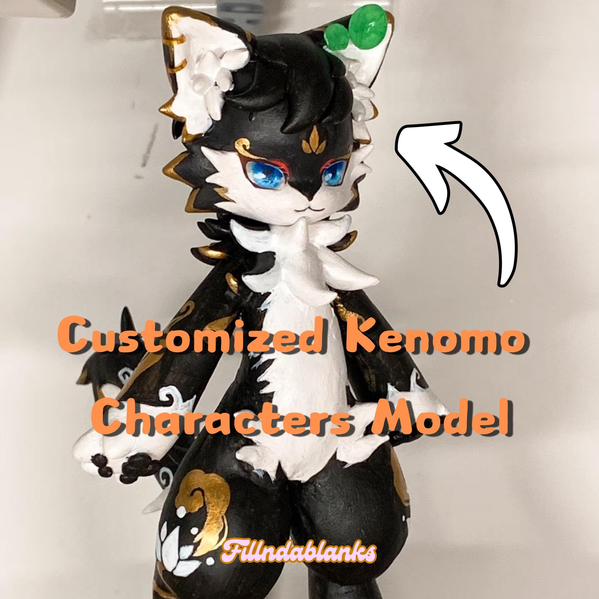 Customized Kemono Characters Model, Fursuit Essential Accessories ...