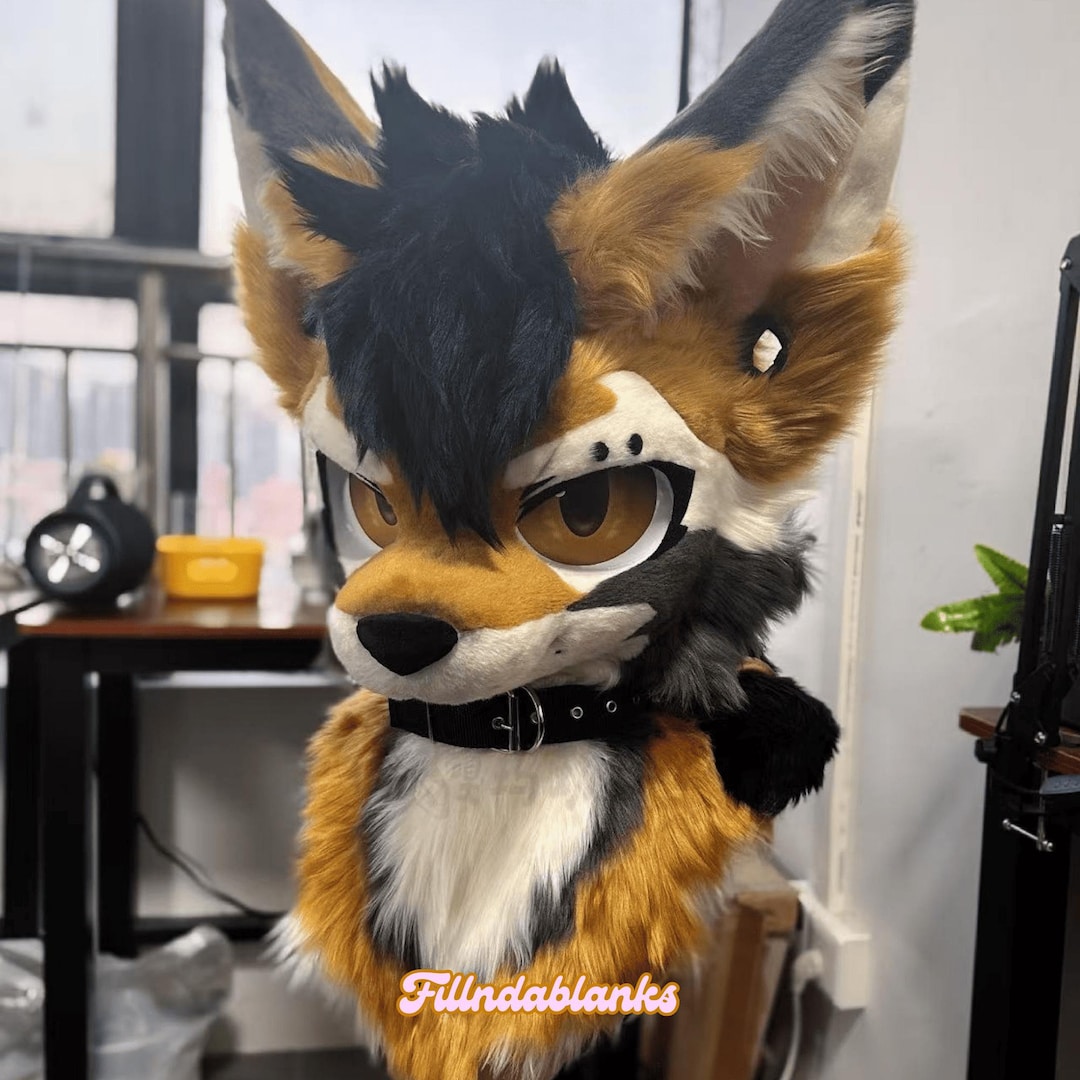Street Fighter Fox Fursuit Head, Custom Fursuit Head, Kenomo Theme ...