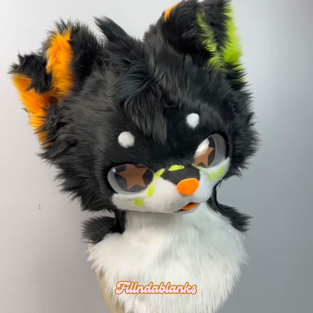 Fantasy Starry Sky Husky Fursuit Head, Custom Fursuit Head, Kenomo ...
