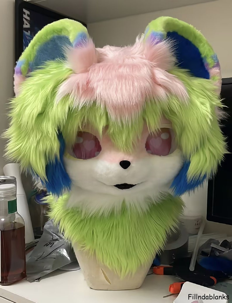 Fursuit Head, Cutu Fursuit, Fursuit,furry Suit, Christmas, Fursuit ...