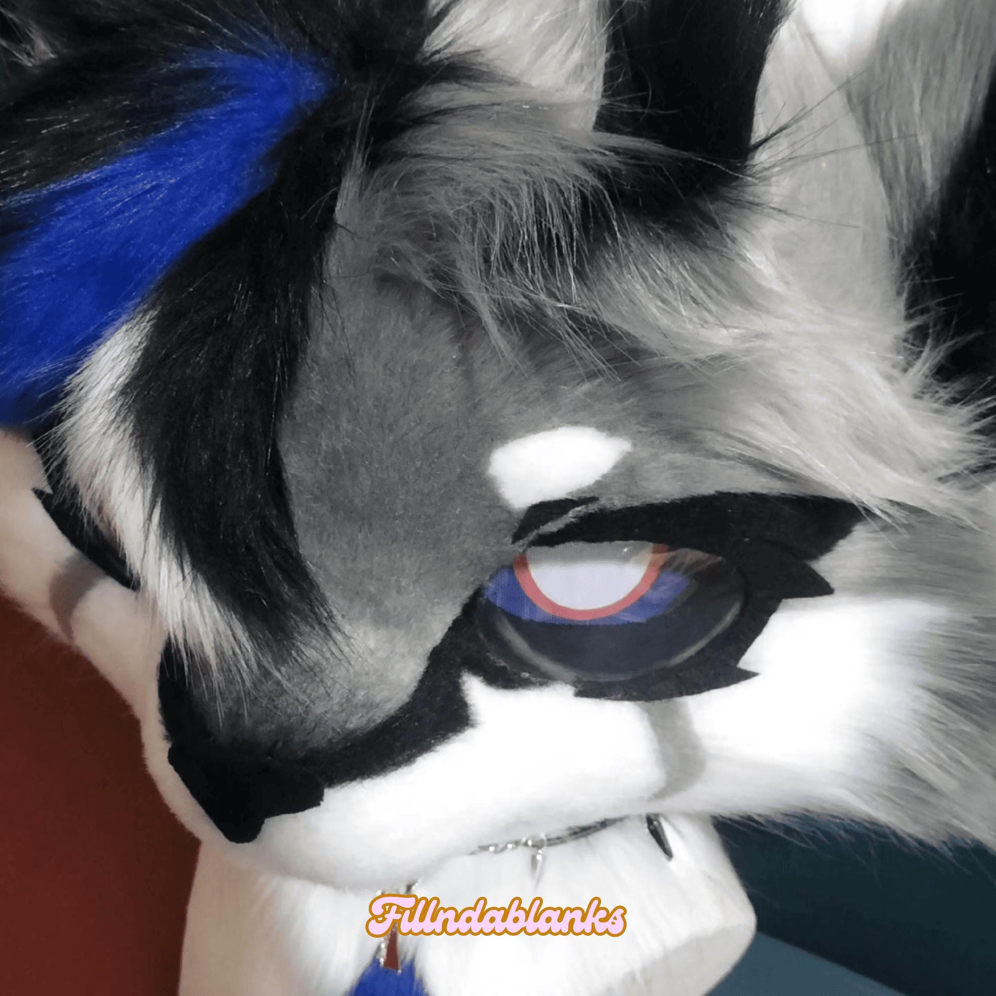 Evil Devil Wolf Fursuit Head, Custom Fursuit Head, Kenomo Theme Party ...