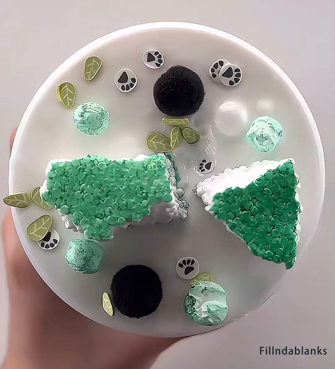 Dog Paw Slime, White Slime, Clay Slime, Stress Relief Slime, Fluffy ...