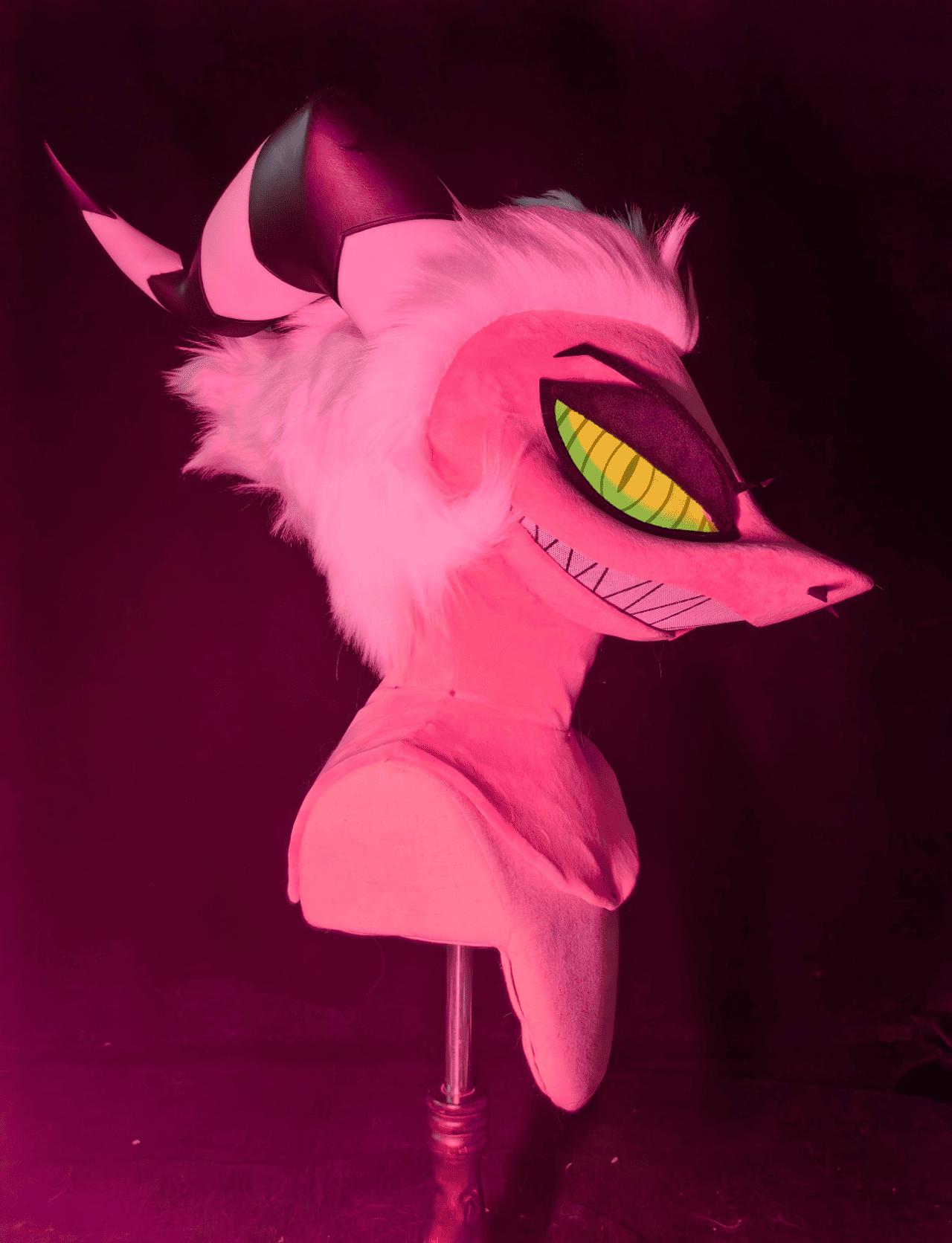 Hazbin Hotel Striker, Kenomo Theme Party, Fursuit Mask, Fantasy ...