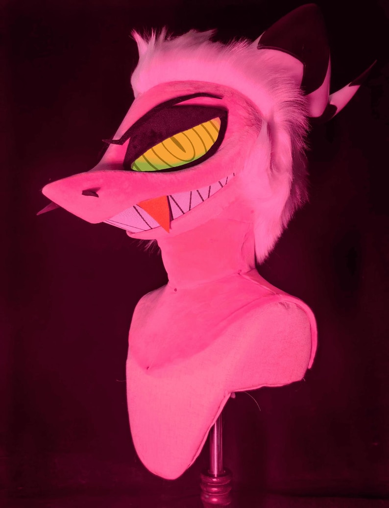 Hazbin Hotel Striker, Kenomo Theme Party, Fursuit Mask, Fantasy ...