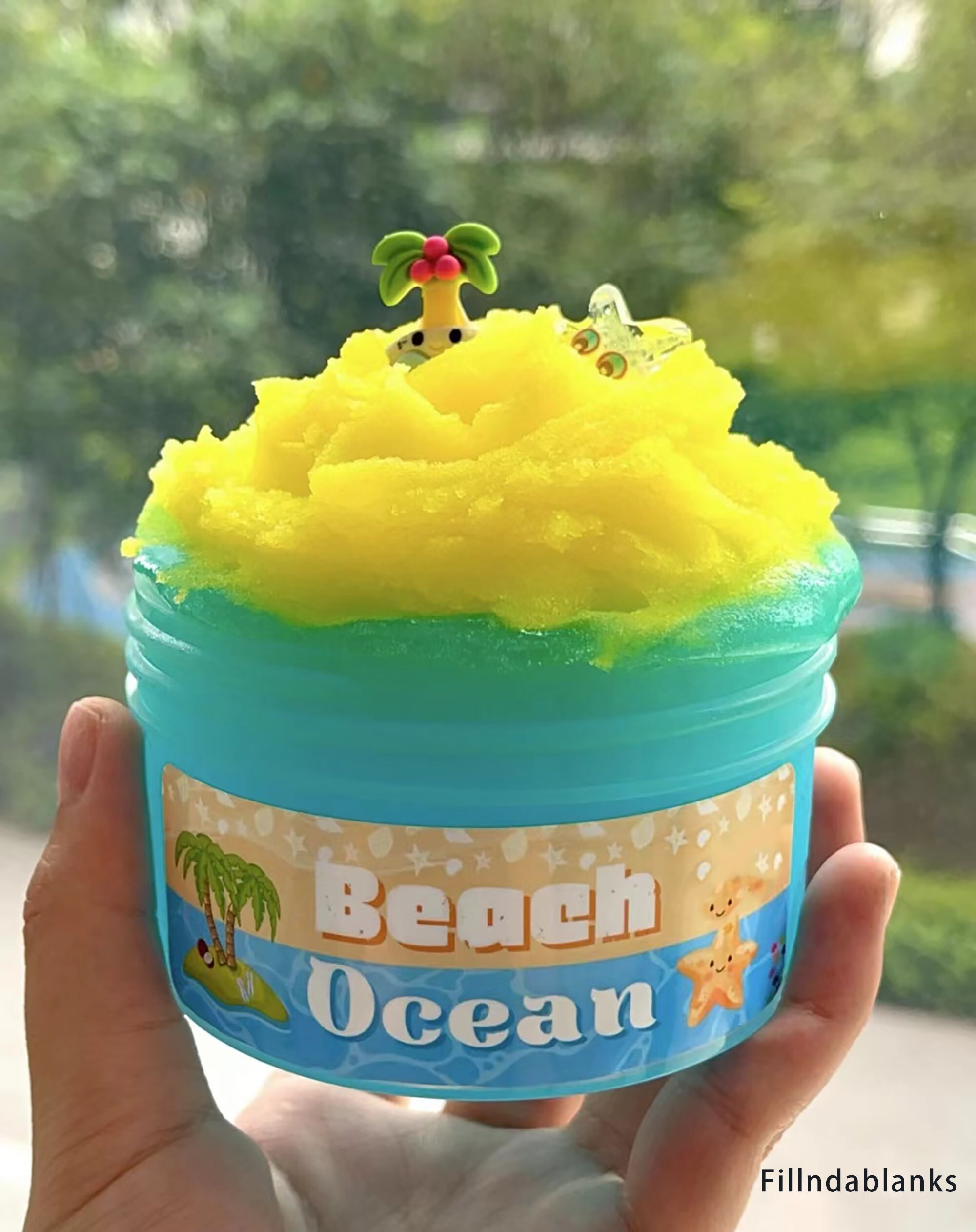 Beach Slime, White Slime, Clay Slime, Stress Relief Slime, Fluffy Slime ...