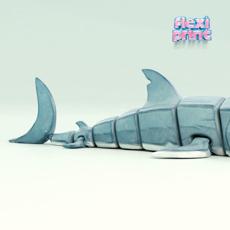 Normal Shark | Flexi Print - Etsy