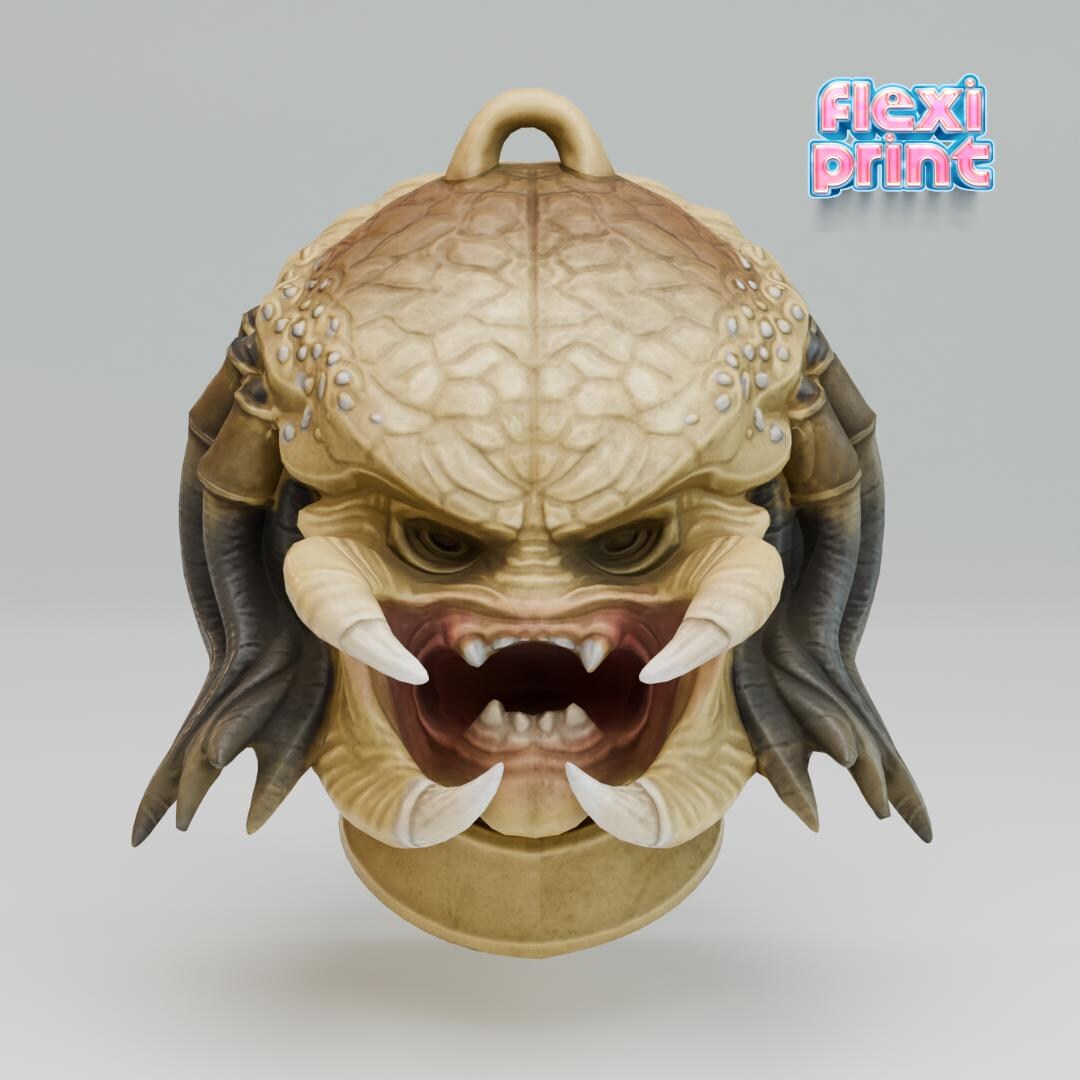 Predator Keychain | Flexi Print - Etsy