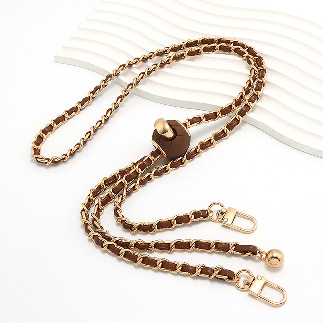 Chanel-inspired Adjustable Bag Strap, Clover & Moon Extender Chain ...