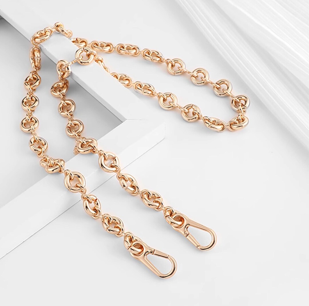 Donut-style Metal Chain for Bags, Customizable Length, Replacement Bag ...