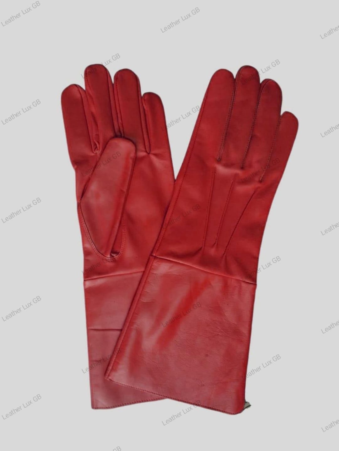 Leather Gauntlet Long Arm Cuff Gloves Medieval - Etsy
