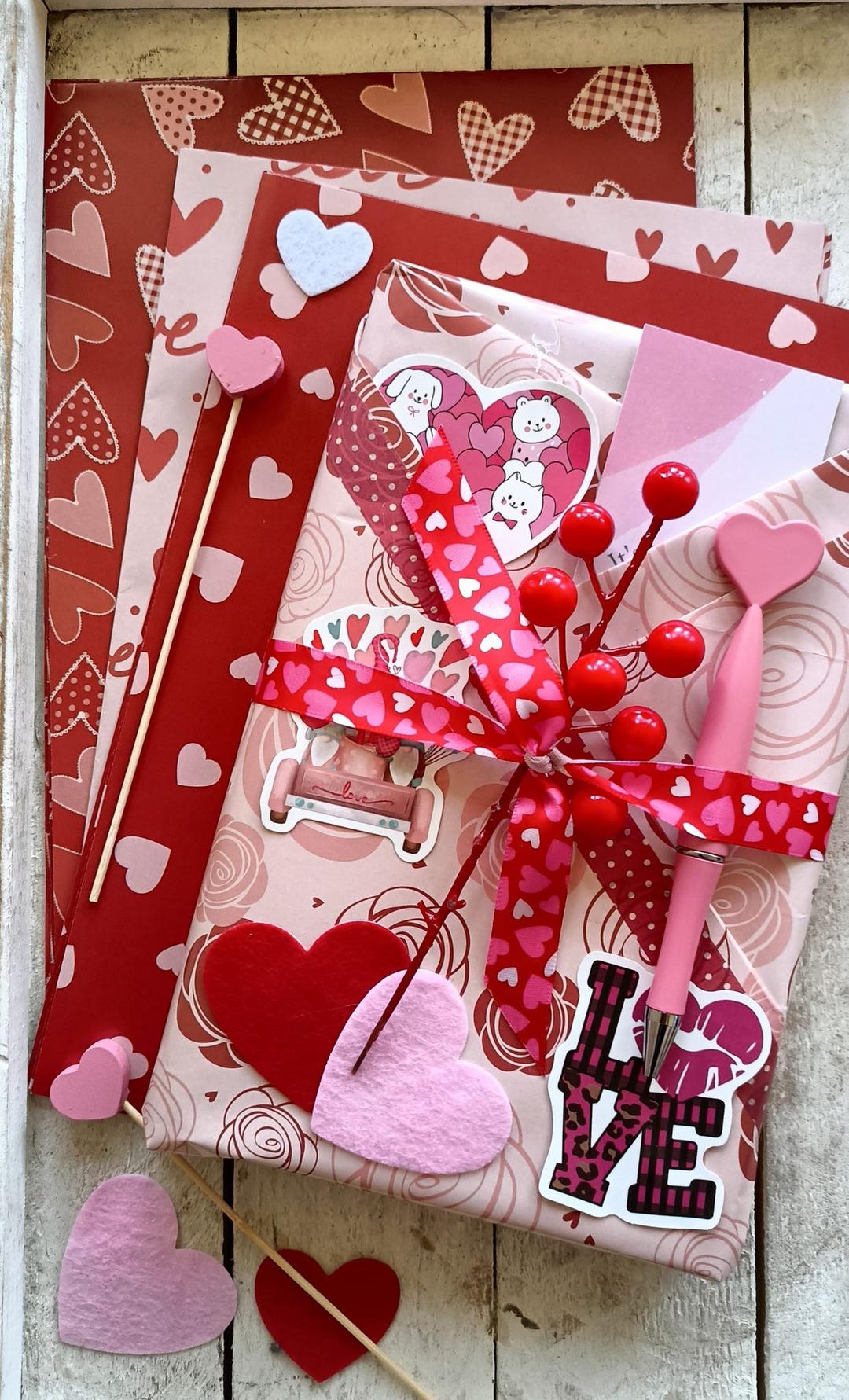 Valentine's Day Blind Date With a Book Love Vintage Ephemera 2025 - Etsy