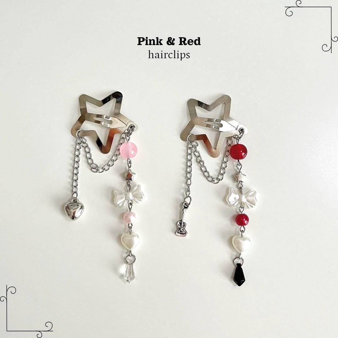 Buy Nana & Hachi Inspired Hair Clips / Handmade Beaded Jewelry ...