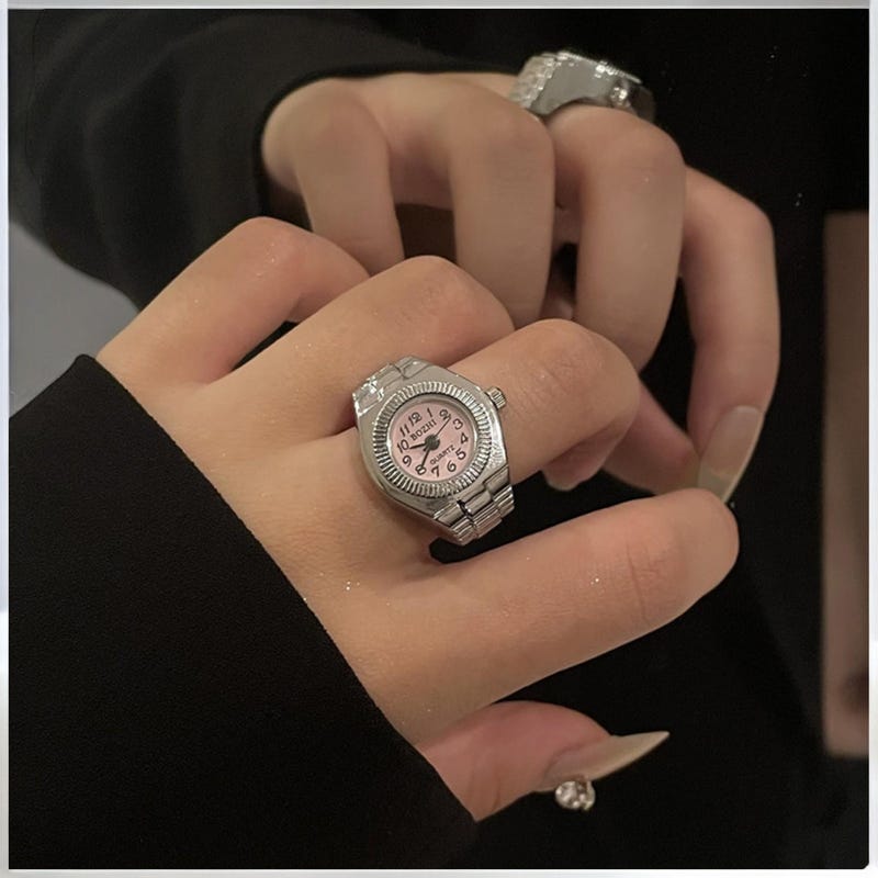 Clock Finger Ring - Etsy