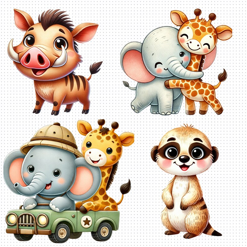 Dreamland Clip Art | Safari Clip Art Pictures | 26 PNG Files | Lion ...