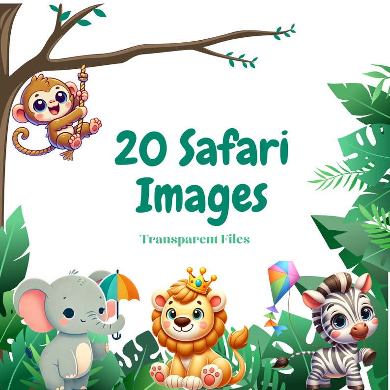 Dreamland Clip Art | Safari Clip Art Pictures | 20 PNG Files | Clip Art ...
