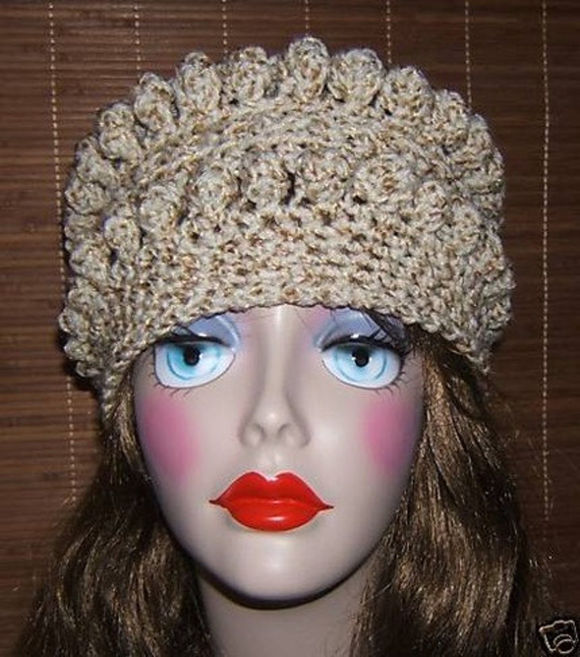 Crochet Popcorn Bobble Cloche Hat Pattern Adobe (PDF Pattern File) - Etsy