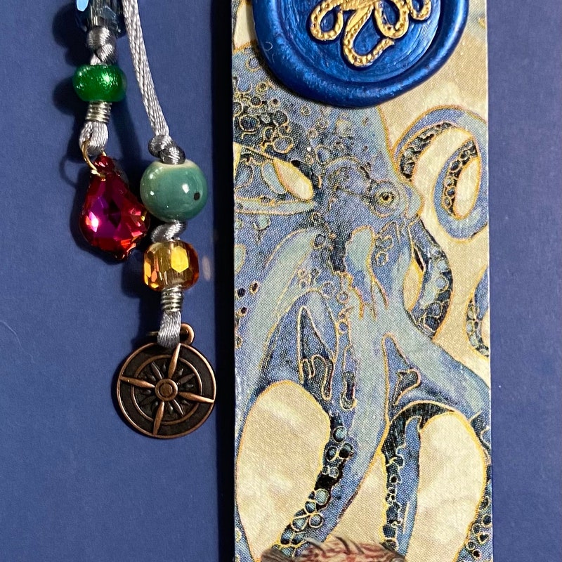 Octopus Bookmark - Etsy