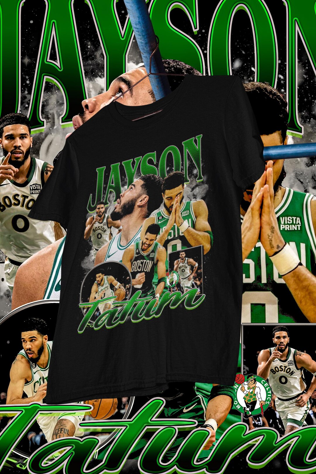 Jayson Tatum PNG T-shirt Design, Bootleg Tees Design, Ready to Print ...