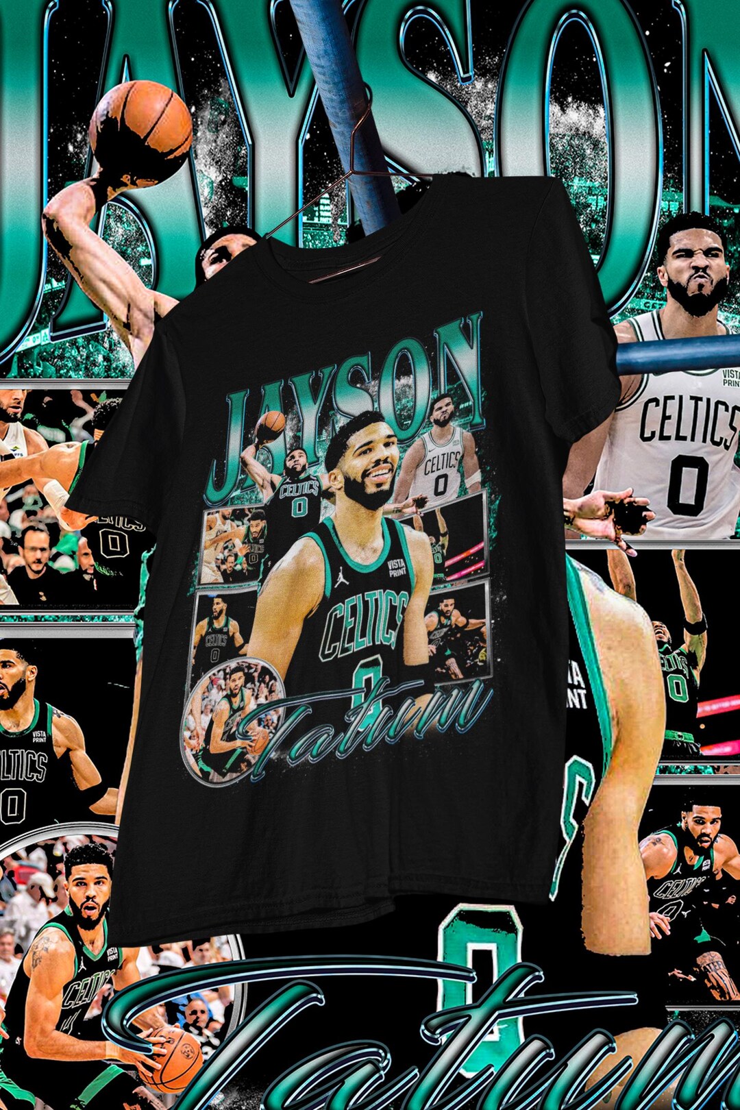 Jayson Tatum PNG T-shirt Design, Bootleg Tees Design, Ready to Print ...
