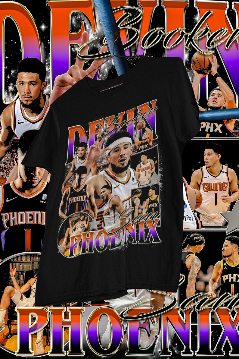 Devin Booker PNG Design for Shirt, Bootleg Tees Design, Ready to Print ...