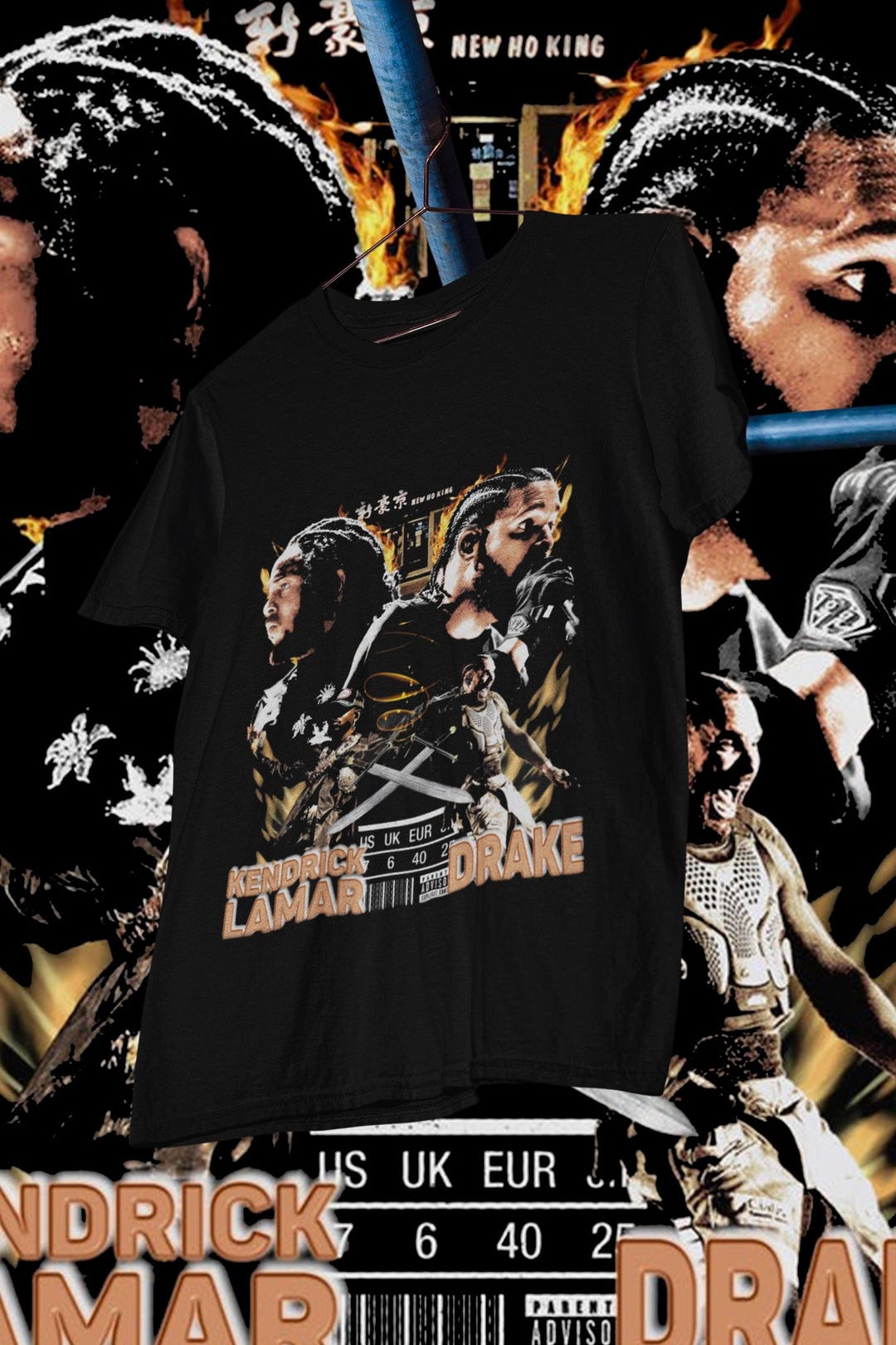 Drake Vs Kendrick PNG T-shirt Design, Bootleg Tees Design, Ready to ...