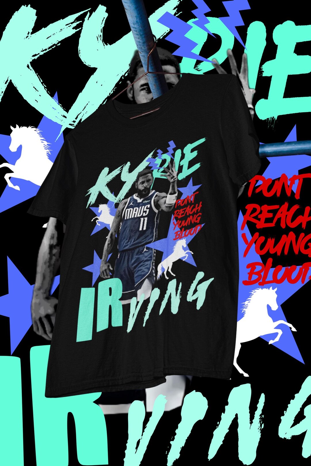 Kyrie Irving Dont Reach Youngblood PNG T-shirt Design, Bootleg Tees ...