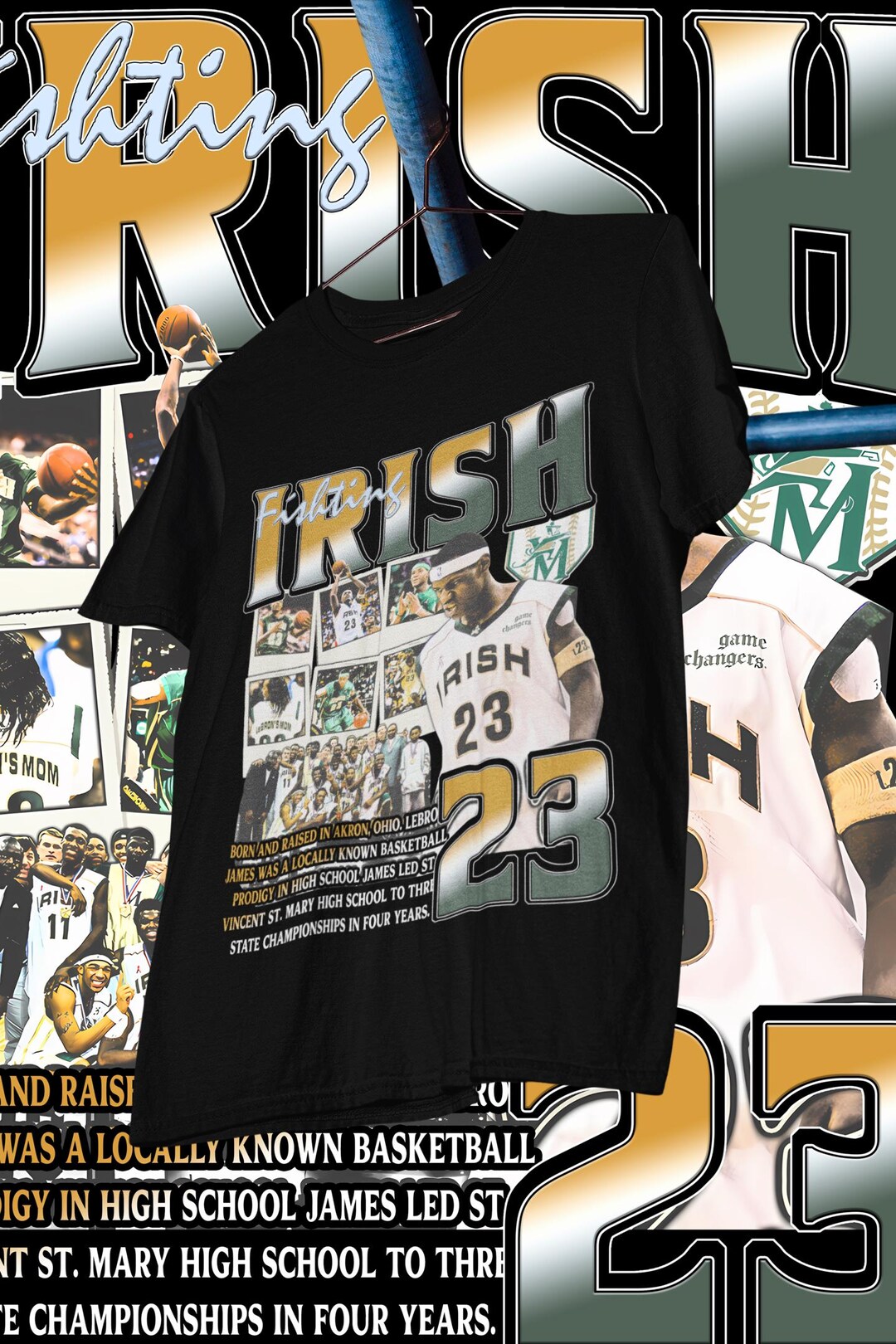Lebron James Akron PNG T-shirt Design, Bootleg Tees Design, Ready to ...