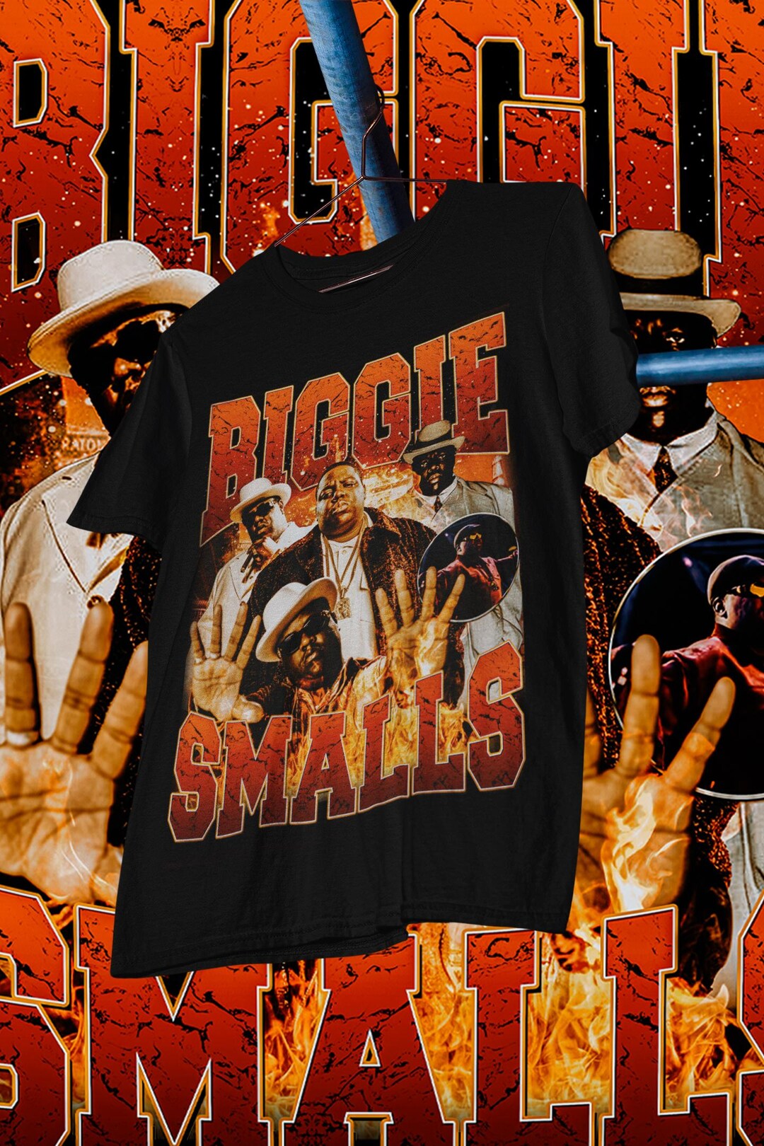 Biggie Smalls Vintage PNG T-shirt Design, Bootleg Tees Design, Ready to ...