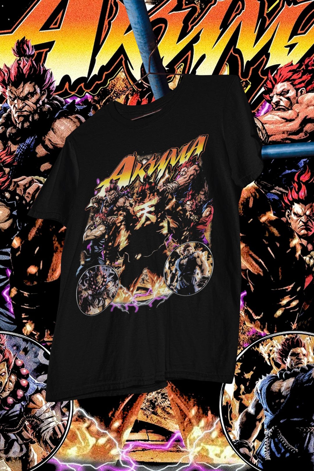 Akuma PNG Design for T-shirt Printing, Bootleg Tees Design, Ready to ...