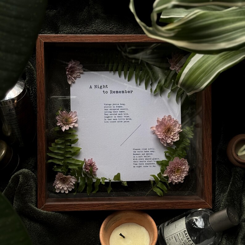 Custom Poetry Poster Design. Personalised Poem Art Print. Unique Gift ...