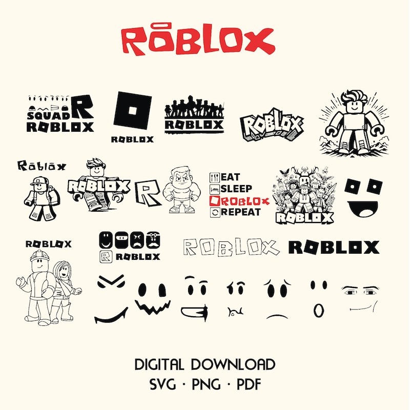 Roblox Svg - Etsy