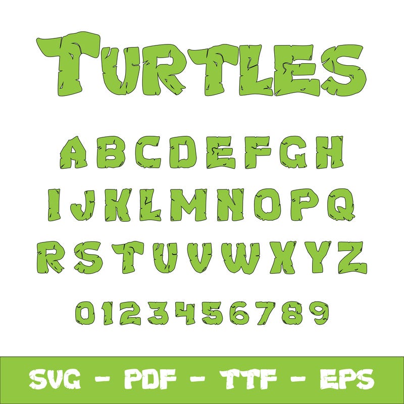 Ninja Turtle Clipart - Etsy