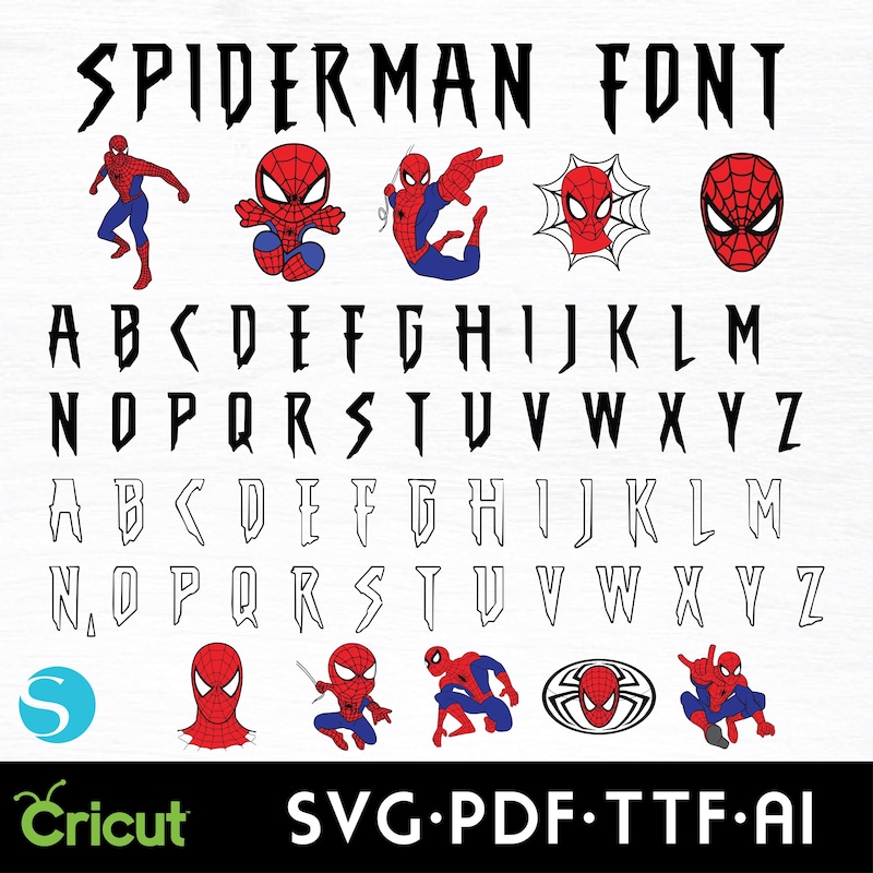 Spiderman Letters - Etsy