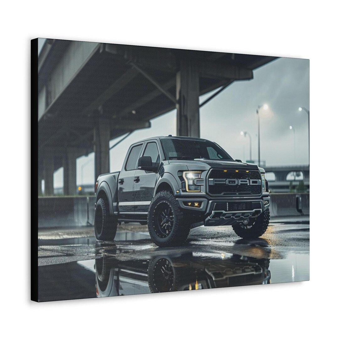 2019 Ford Raptor Canvas, Custom Off-road Truck Poster, F-150 Raptor ...