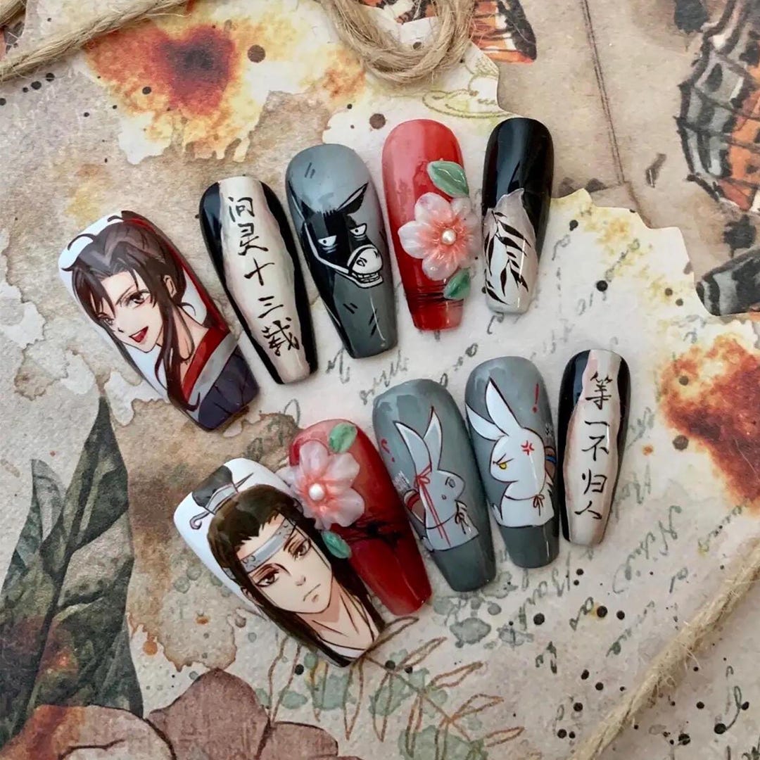 Anime Press on Nails Grandmaster of Demonic Cultivation / Mo Dao Zu Shi ...