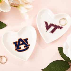 Custom School Dish, Handmade College Trinket Ring Dish With ...