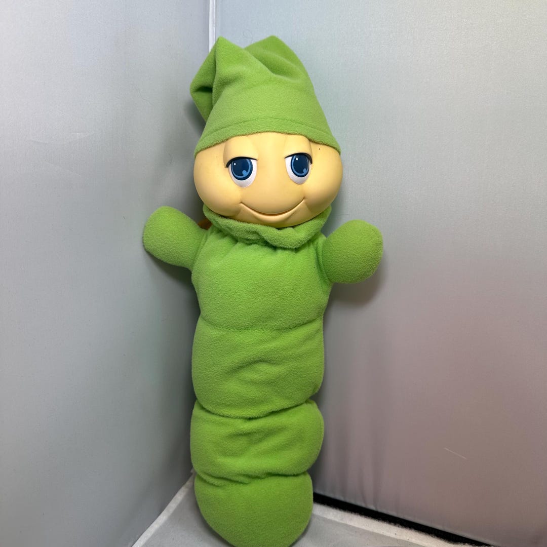 Vintage 1984 Hasbro GLO WORM Plush Night Light WORKS - Etsy