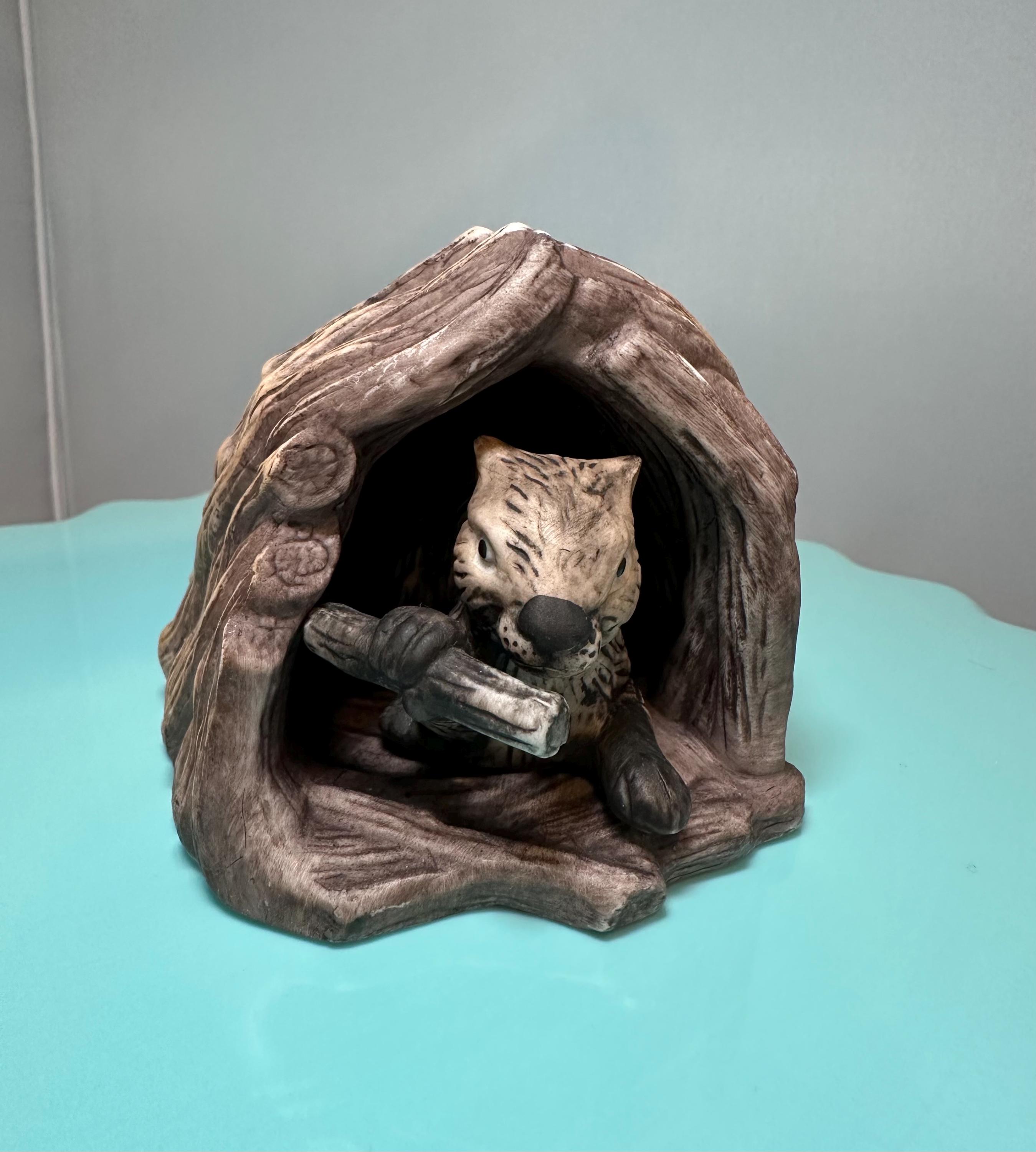 1984 Vintage Franklin Woodland Surprises Beaver, Porcelain - Etsy