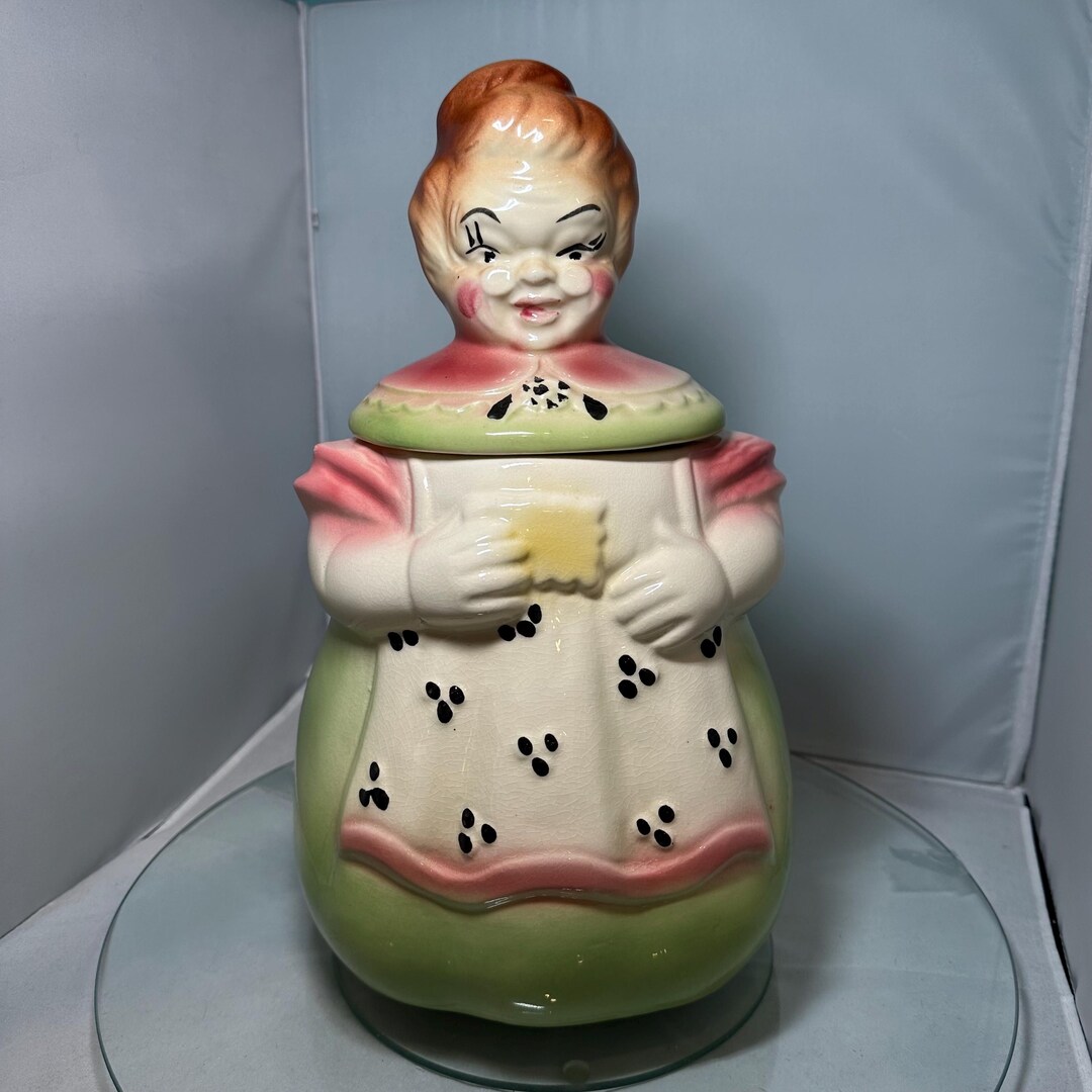 Vintage American Bisque 1960s Aunt Bee Cookie Jar - Etsy
