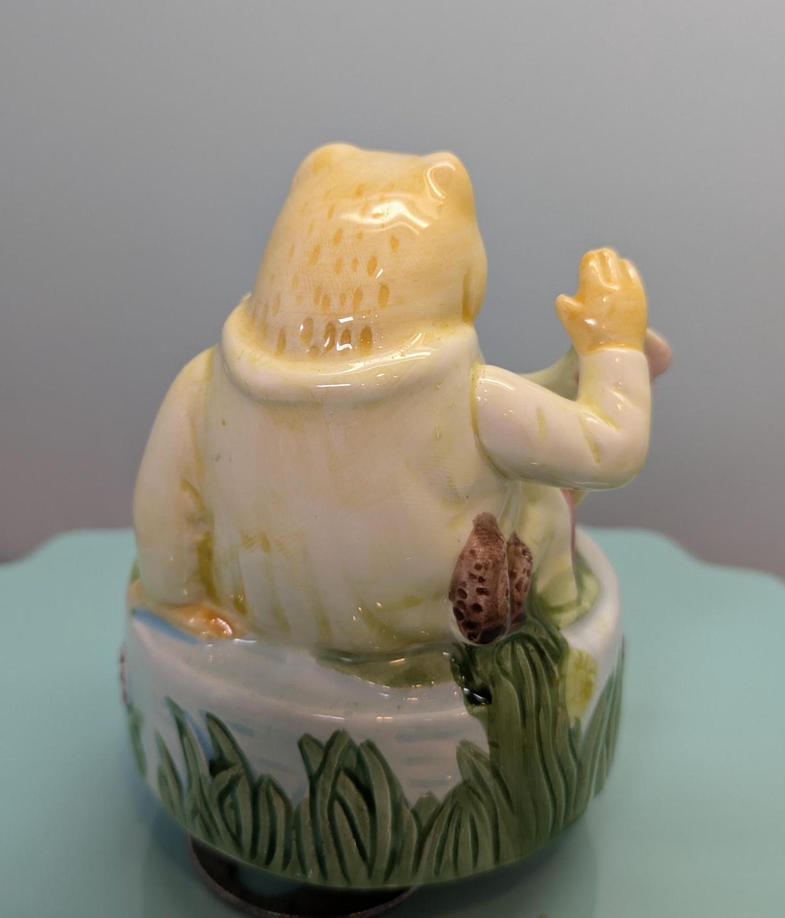 Vintage 1988 Beatrix Potter Mr. Jeremy Frog Ceramic Music Box - Etsy