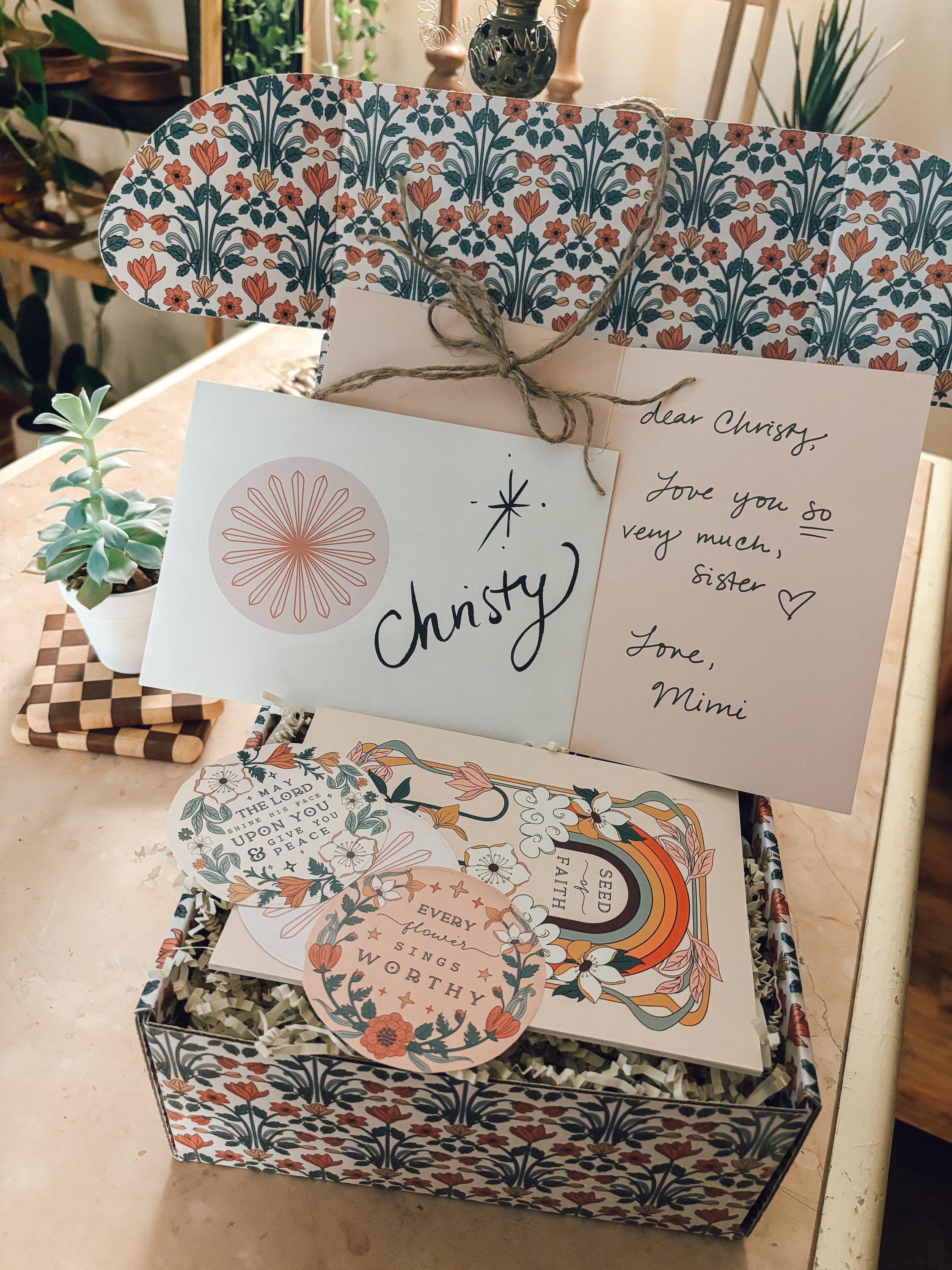 Build A Blessing Box Christian Prayer & Care Gift Hug in A Box Hygee ...