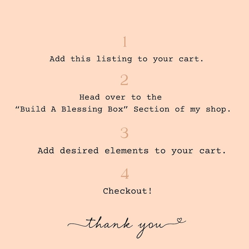 Build A Blessing Box Christian Prayer & Care Gift Hug in A Box Hygee ...