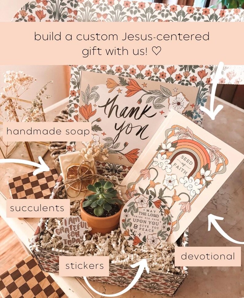 Build A Blessing Box Christian Prayer & Care Gift Hug in A Box Hygee ...