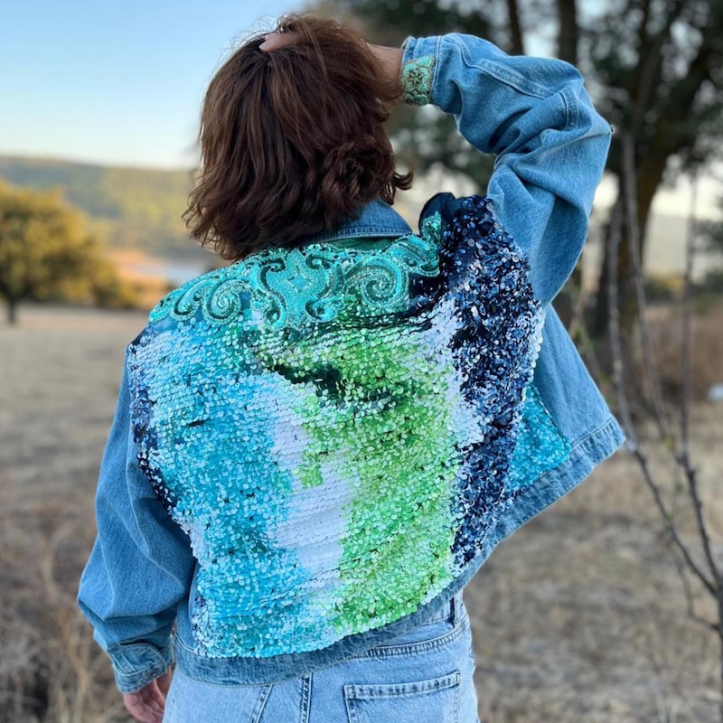 Glitter Jacket - Etsy